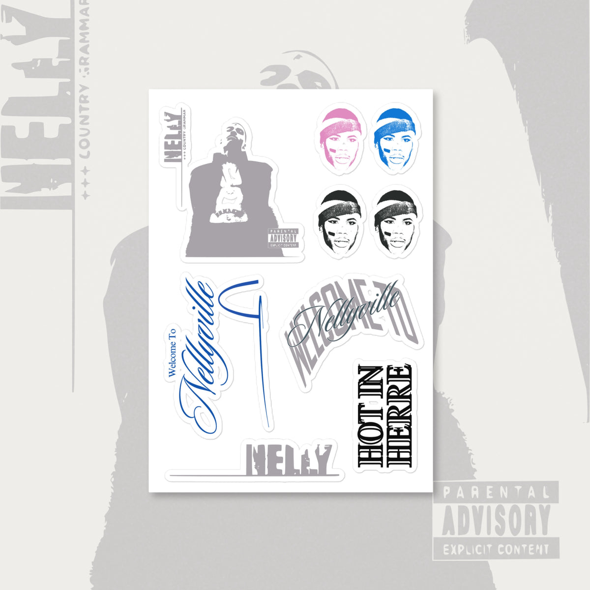 Nelly Sticker Sheet – Arch Apparel