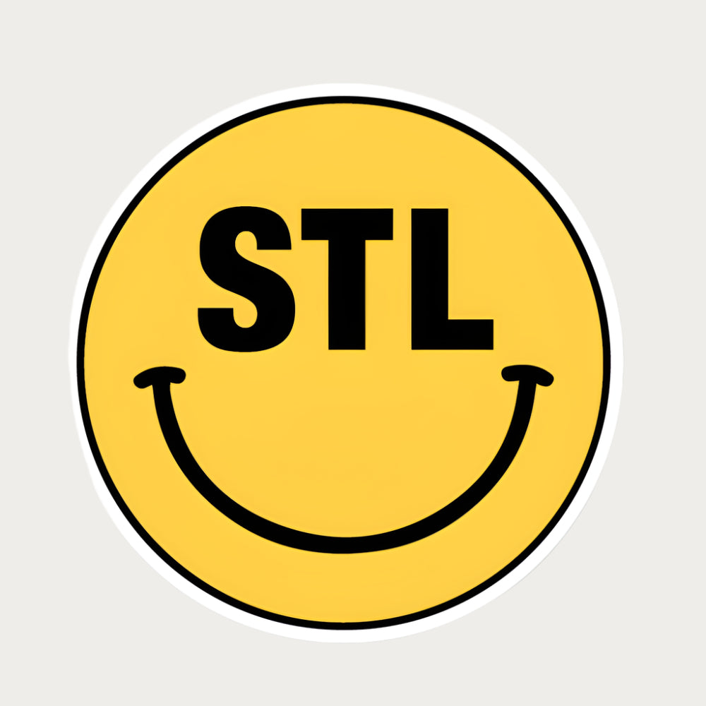 Smile STL Bubble-free stickers – Arch Apparel